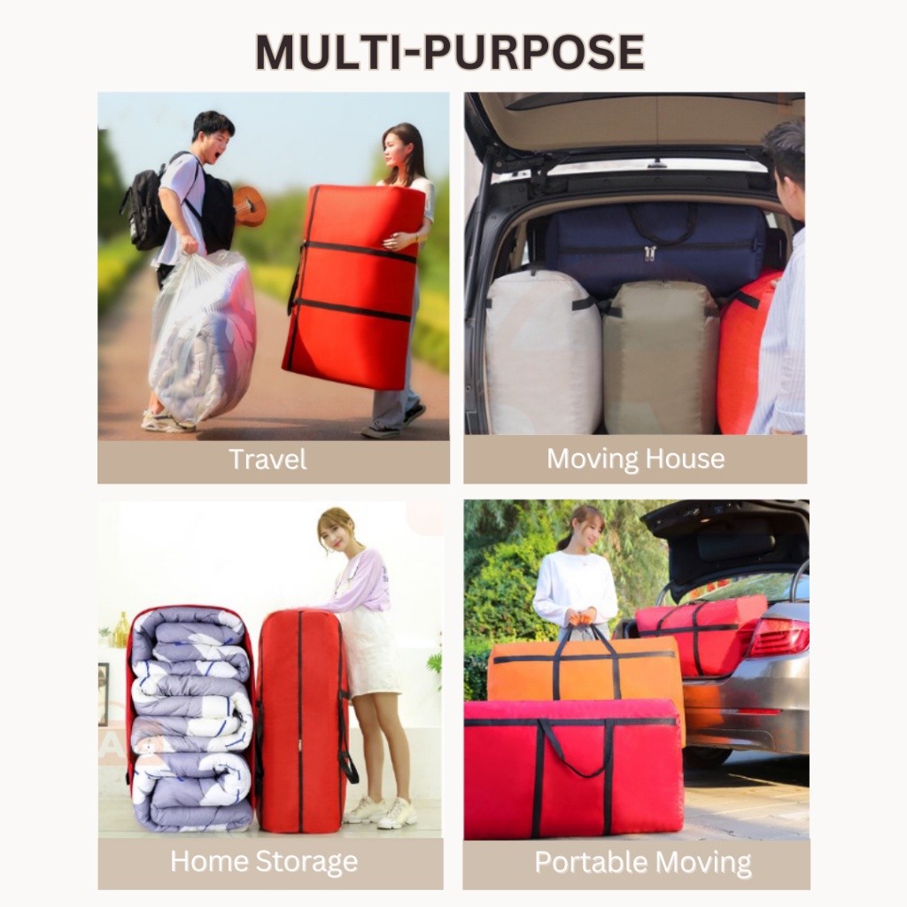 Extra Large Canvas Bag, Moving house, Storage, Home Organizer, SG ready ...