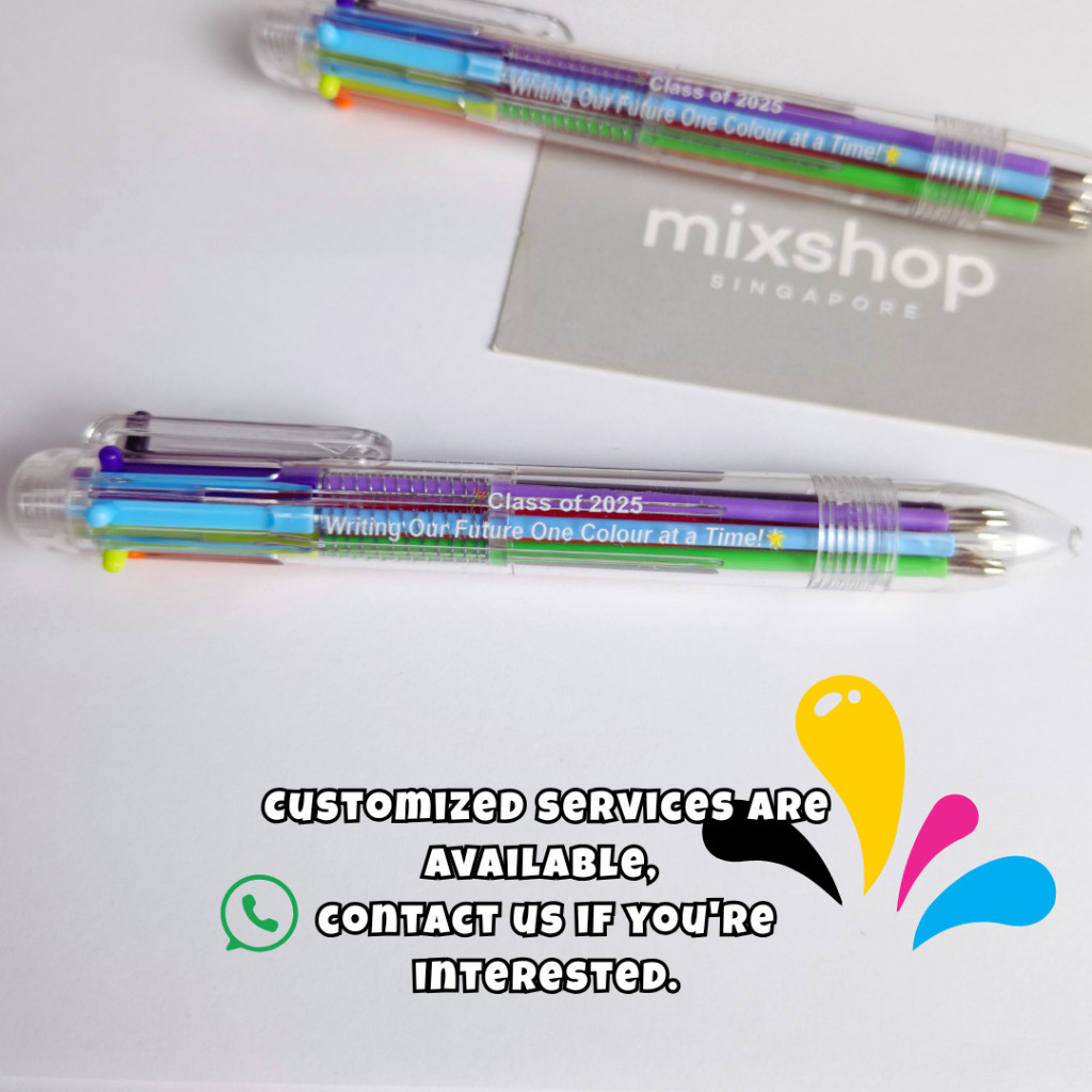 mixshop 6-in-1 Multicolour Ballpen, Office School Supplies, Students ...