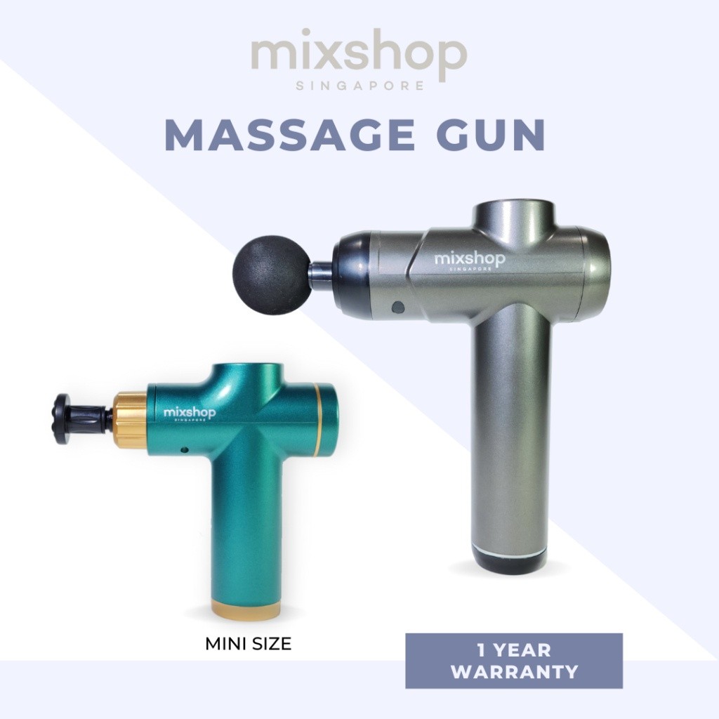 mixshop Massage Gun, Mini Massage Gun, Fascia Gun, 2500mAh Battery ...