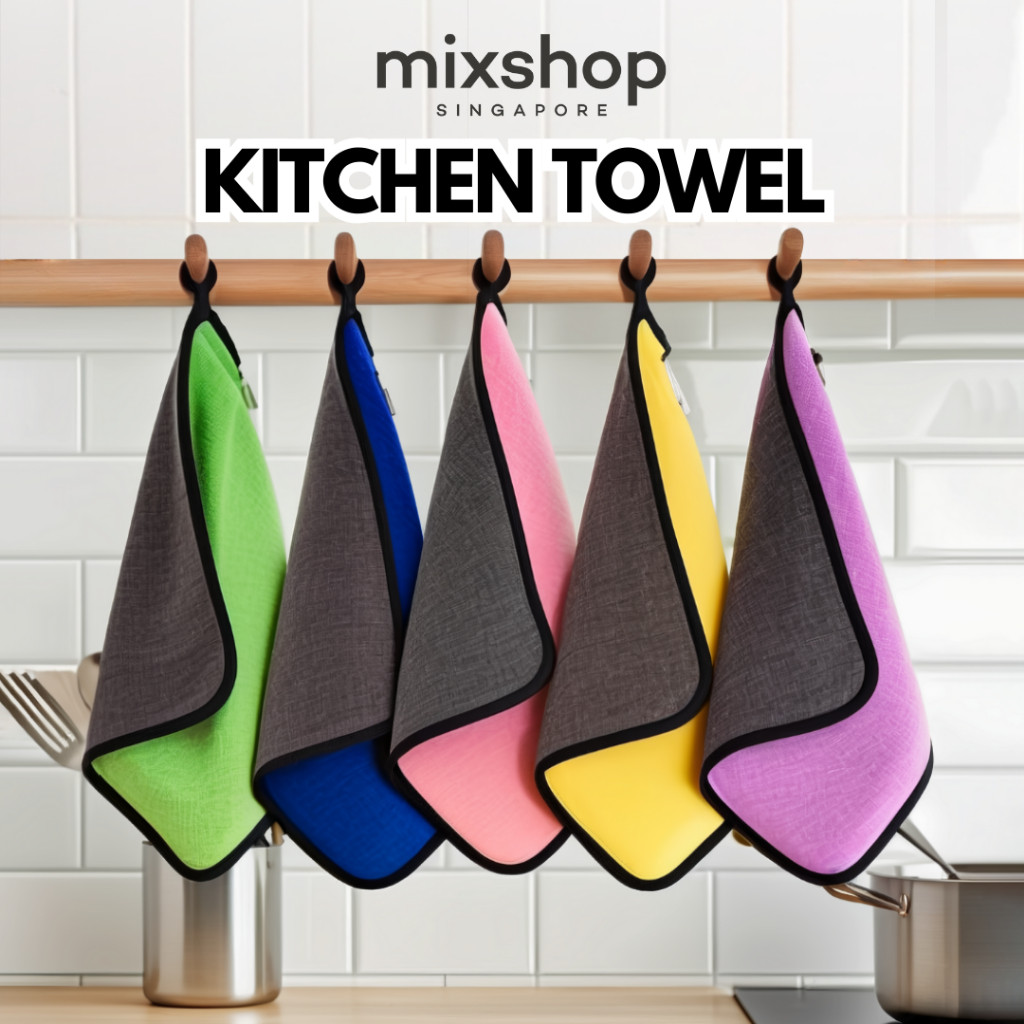 mixshop Microfiber Kitchen Towel, House Towel, Cleaning Cloth ...