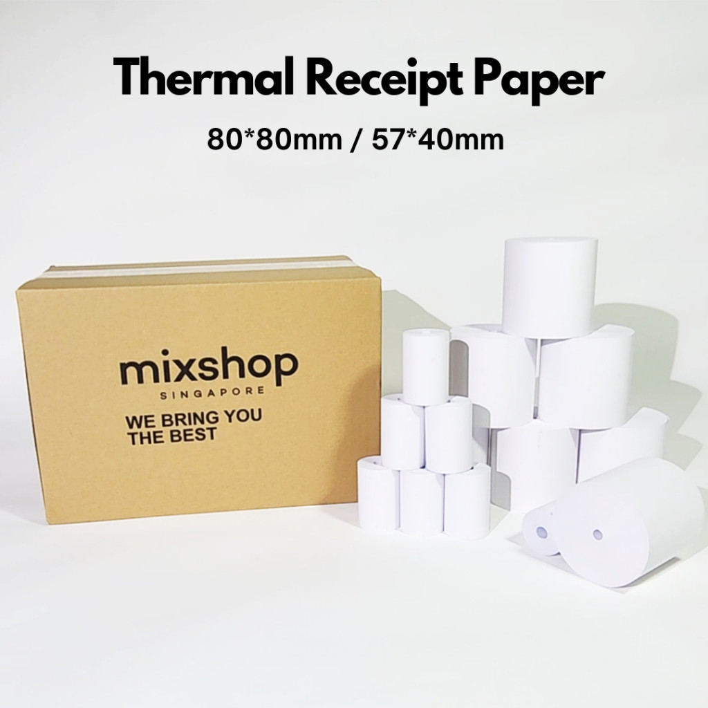 Thermal Paper Roll, Receipt Paper Roll, Credit Card, NETS, Cashier ...