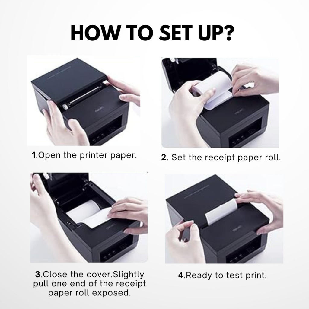 Thermal Paper Roll, Receipt Paper Roll, Credit Card, NETS, Cashier ...